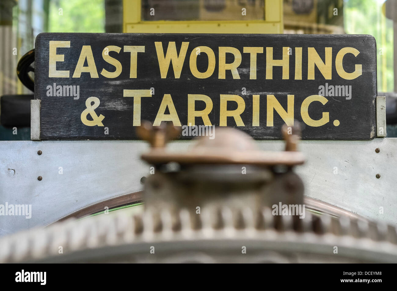 Bus train sign hi-res stock photography and images - Alamy