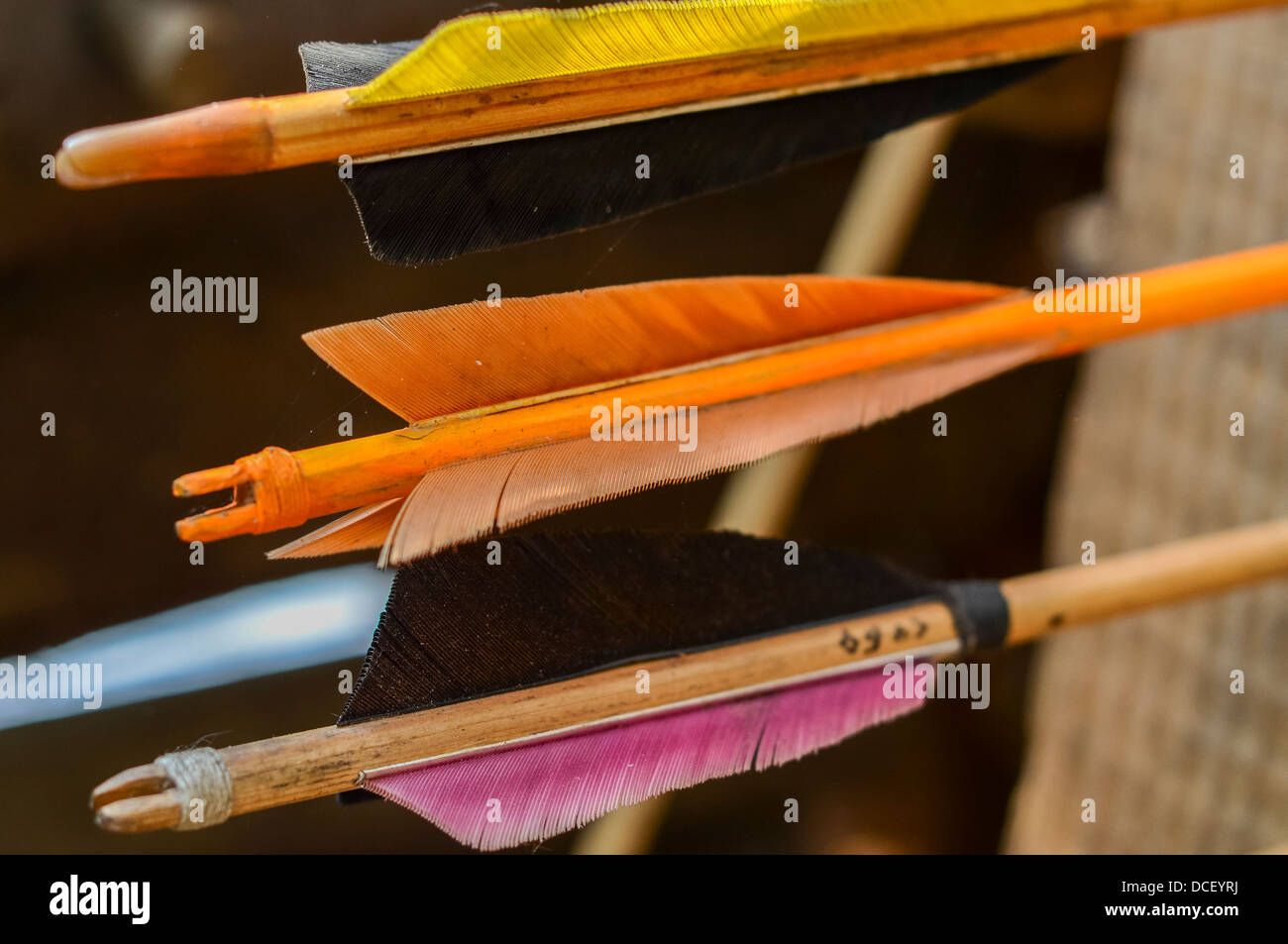Arrow feather hi-res stock photography and images - Alamy