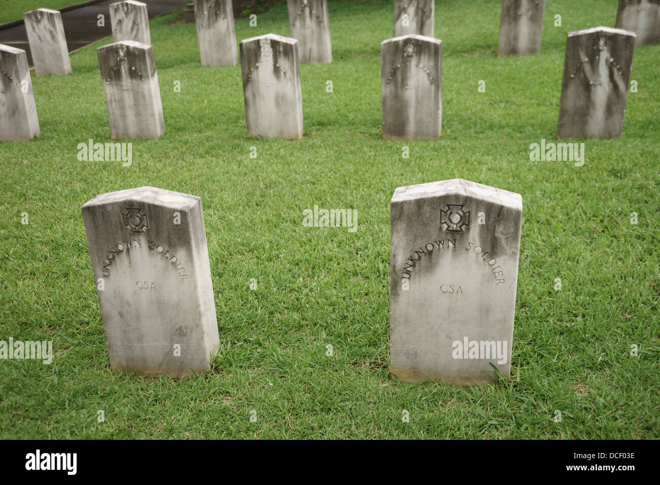 Confederate grave marker High Resolution Stock Photography and Images ...