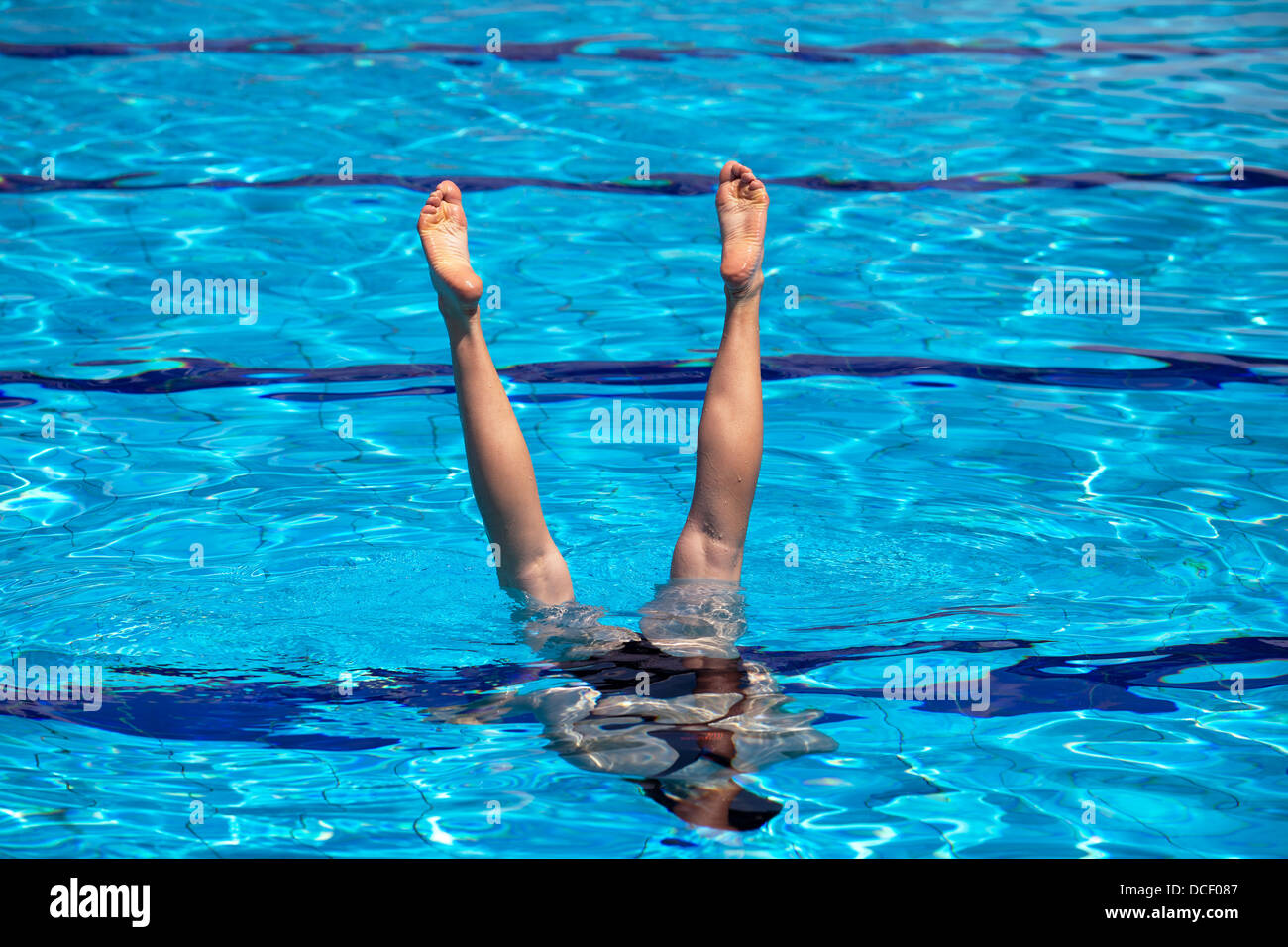 Synchronized swimmer hi-res stock photography and images - Alamy