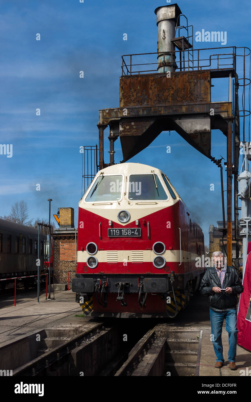 Diesel locomotive DR Class 119 ("23rd August" Bucharest Locomotive ...