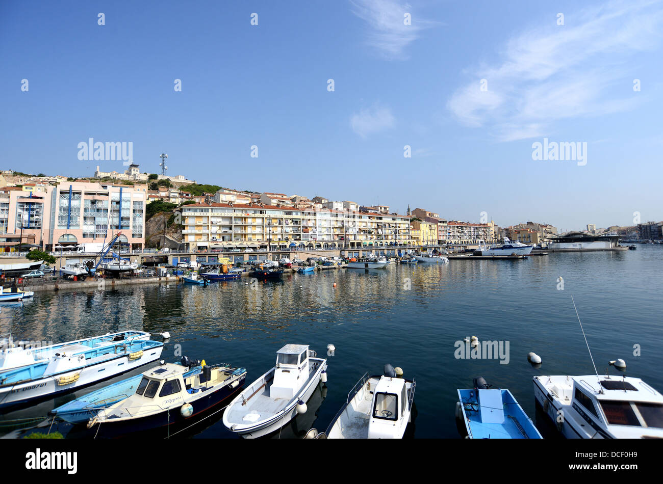 The port of Sete Herault Languedoc Roussillon France Stock Photo - Alamy