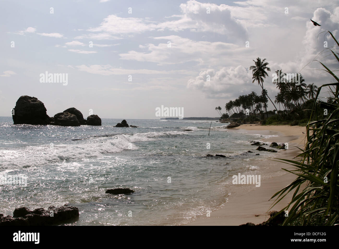 BEACH NEAR TALPE TALPE SRI LANKA 15 March 2013 Stock Photo - Alamy