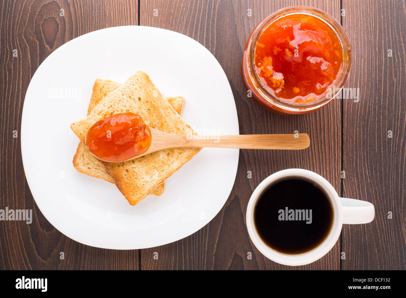 Tea and toast and jam hi-res stock photography and images - Alamy