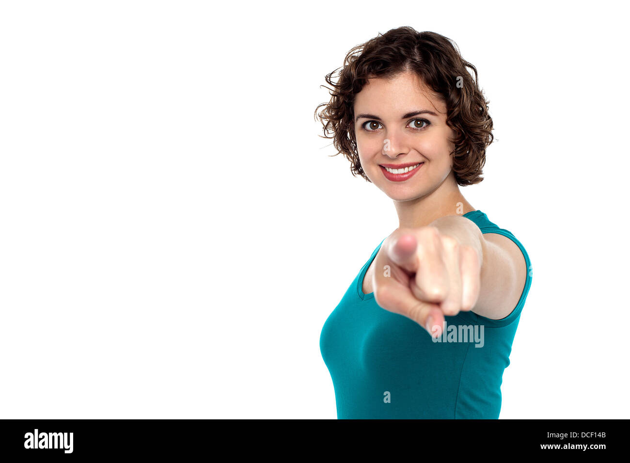 Person standing sideways to camera Cut Out Stock Images & Pictures - Alamy