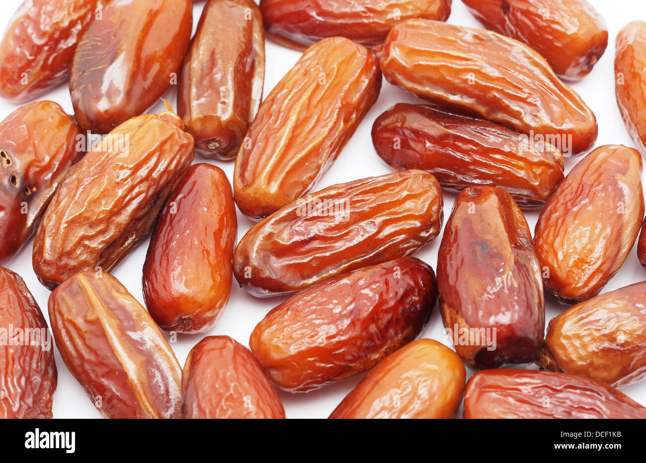 Dates on a white background Stock Photo - Alamy