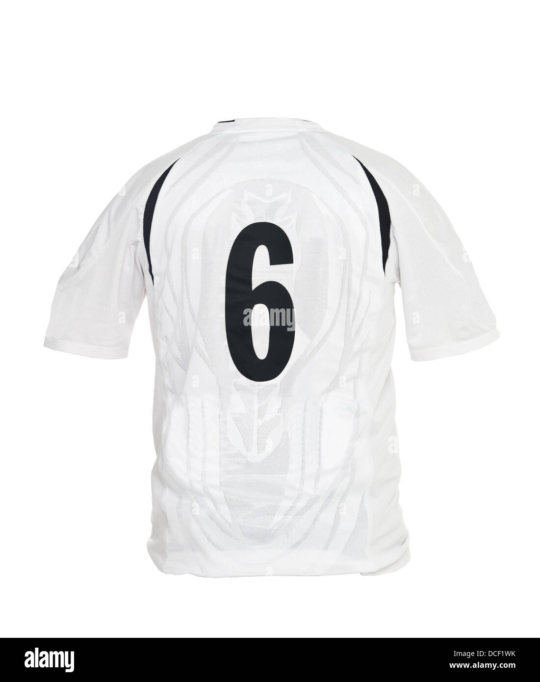 Football shirt with number 6 Stock Photo - Alamy