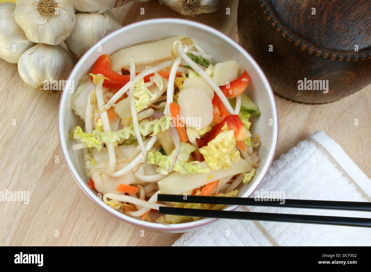 some asian mixed vegetable in a bowl Stock Photo - Alamy