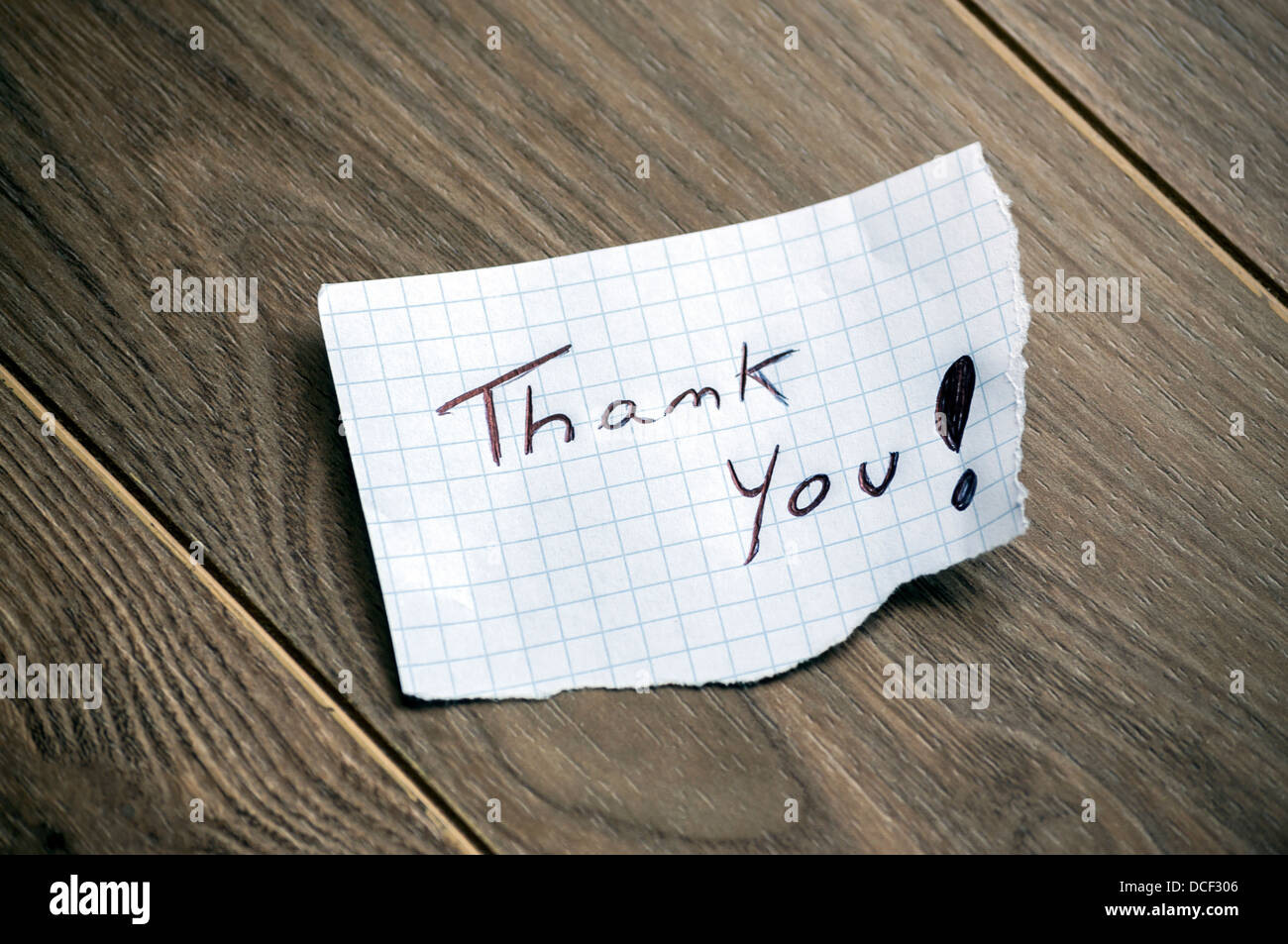 Thank you card and writing hi-res stock photography and images - Alamy