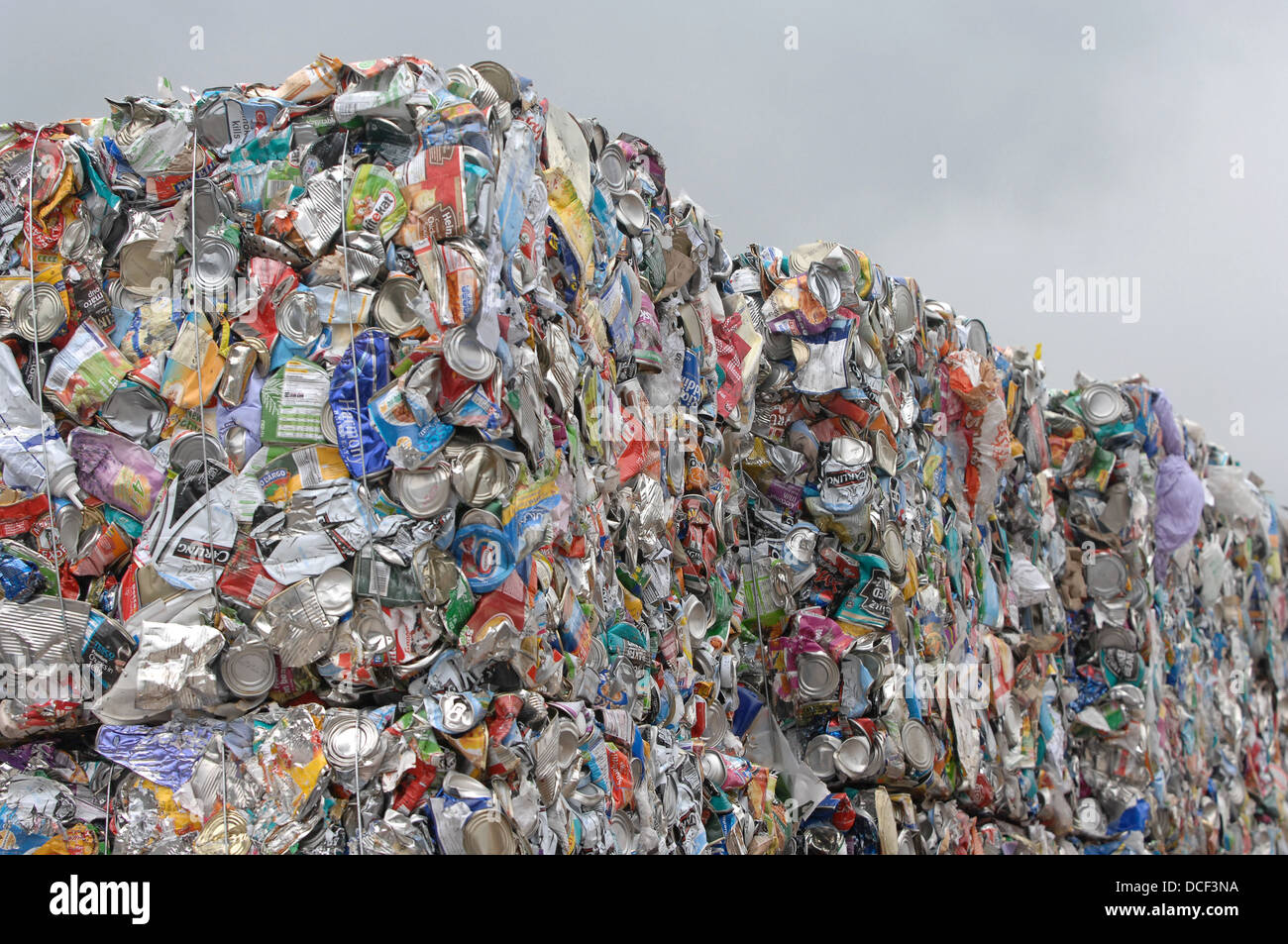 The recycling of old rubbish in Plymouth,Devon Stock Photo - Alamy