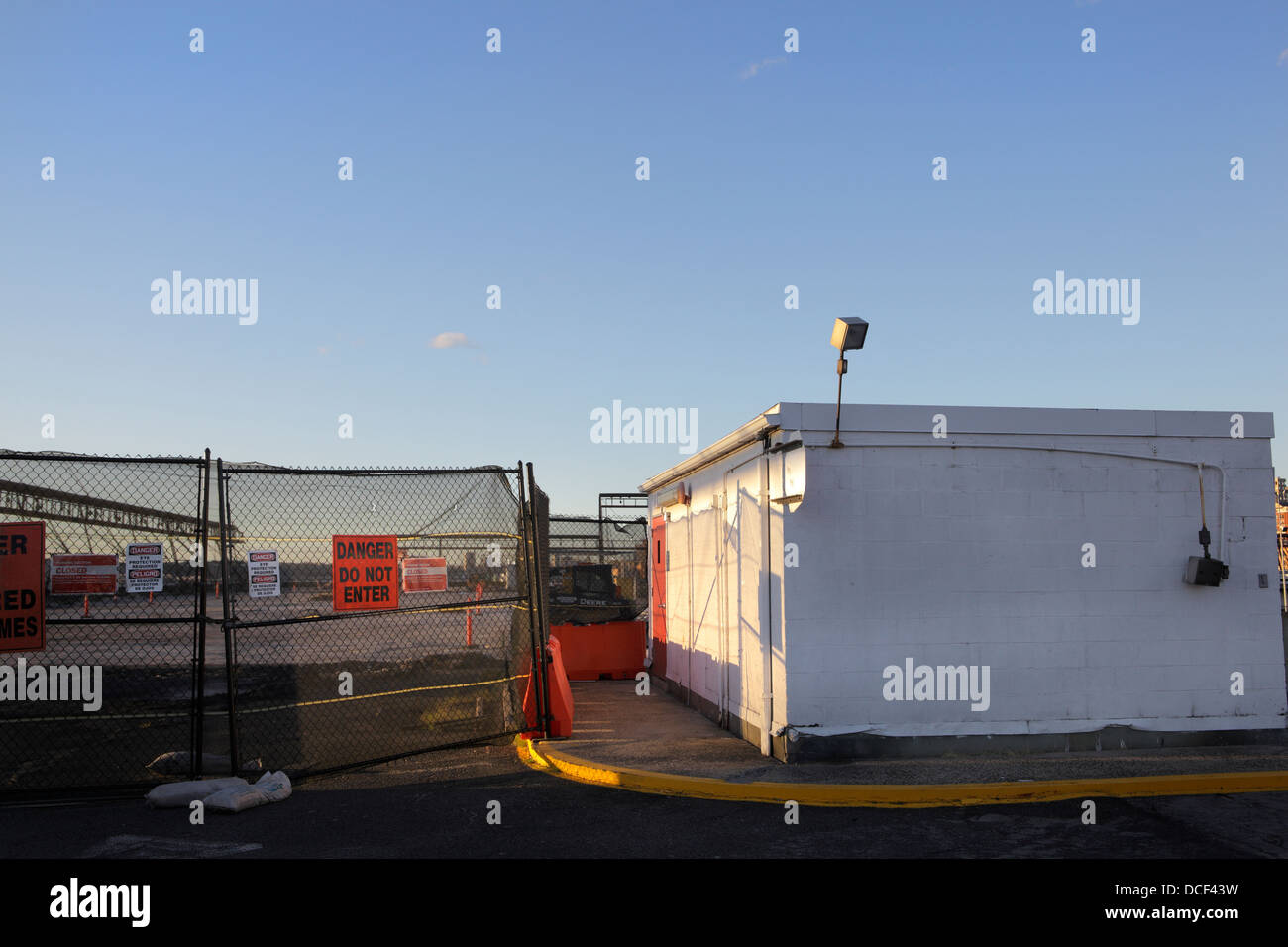 Construction Site Gate Entrance High Resolution Stock Photography and ...