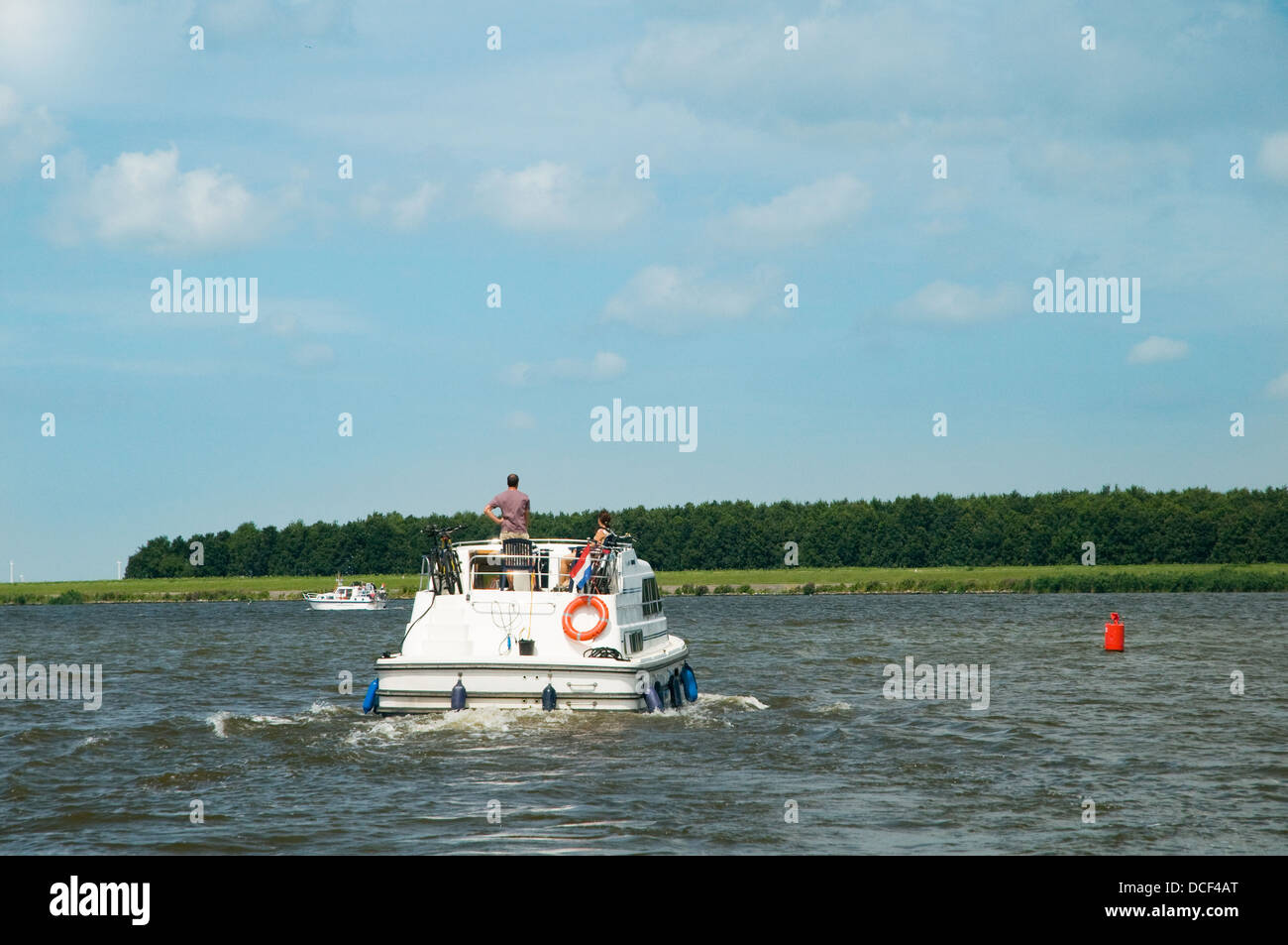 Motorboat dutch lake hi-res stock photography and images - Alamy