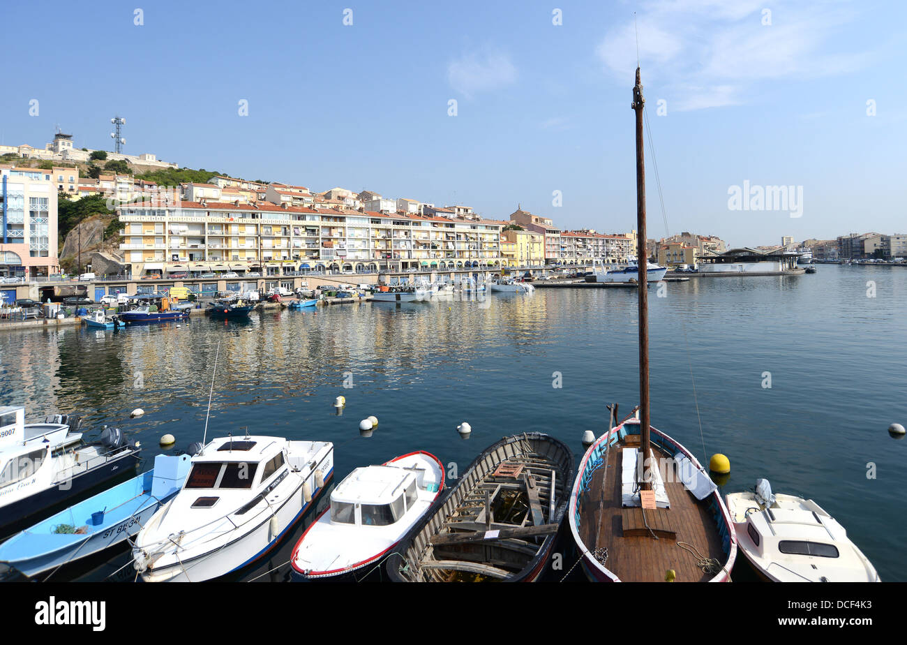 The port of Sete Hérault Languedoc-Roussillon France Stock Photo - Alamy