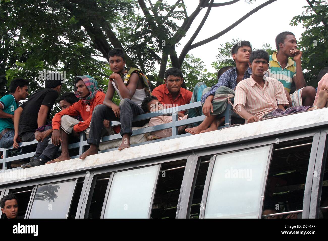 BANGLADESH, Dhaka: City dwellers back in the capital stand on the top ...