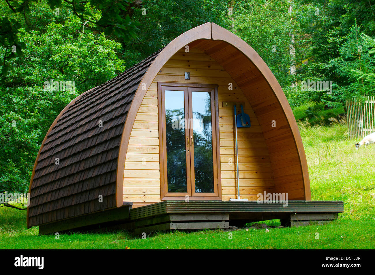 Camping Pod in a woodland clearing at Rydal Hall Ambleside Cumbria ...