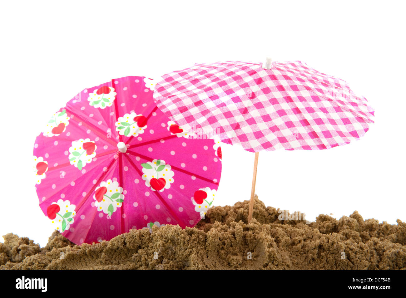 parasols at the beach Stock Photo - Alamy