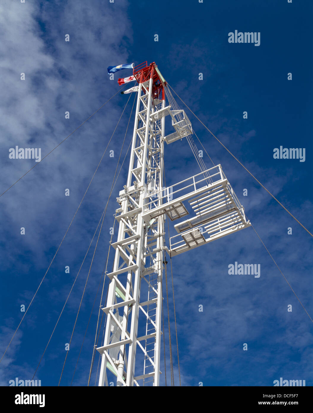 Drill rig flag hi-res stock photography and images - Alamy