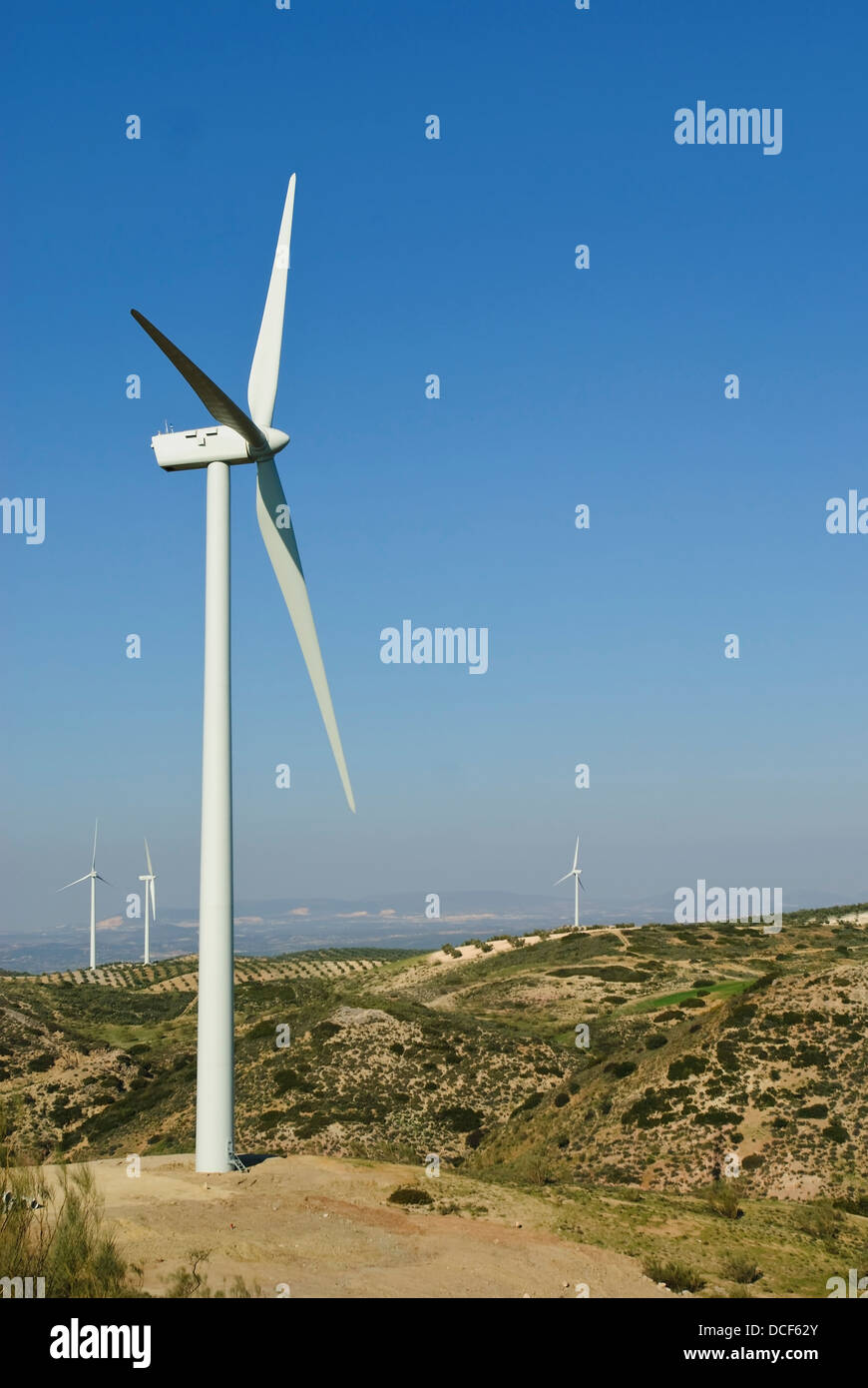 Wind Turbines, Andalucia, Spain Stock Photo - Alamy