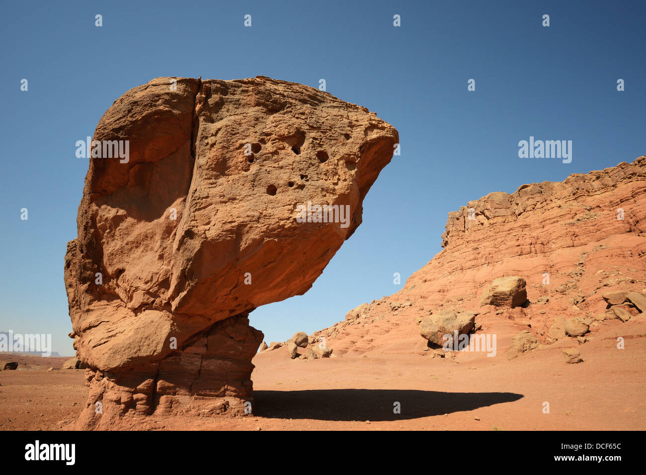 Balanced Rock In Glen Canyon National Recreation Area;Arizona Usa Stock ...
