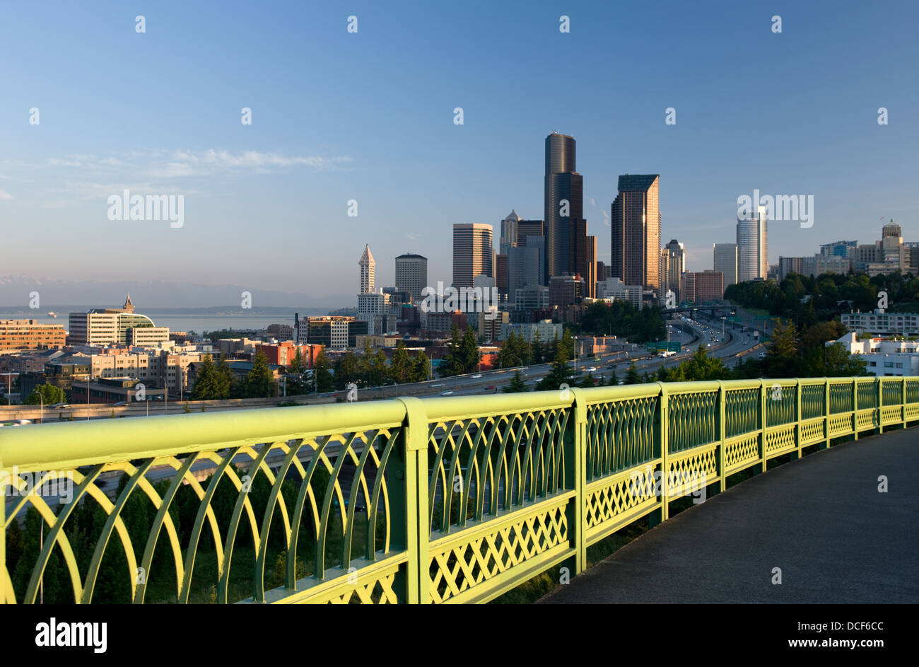 DOWNTOWN SKYLINE SEATTLE WASHINGTON STATE USA Stock Photo - Alamy
