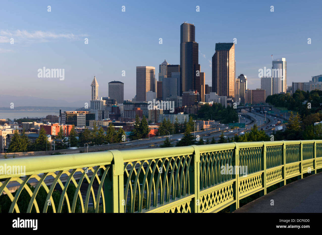 DOWNTOWN SKYLINE SEATTLE WASHINGTON STATE USA Stock Photo - Alamy