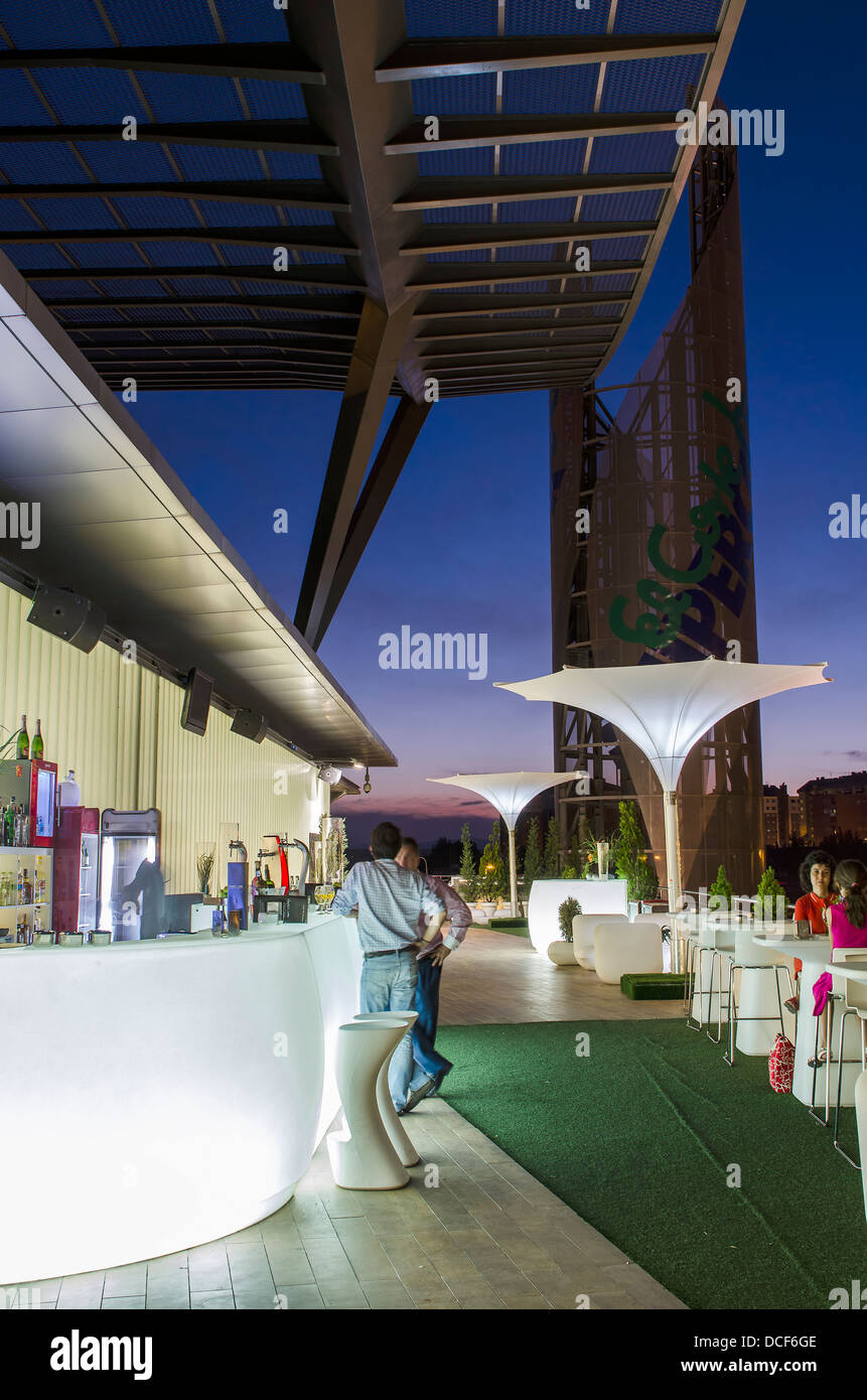 view of opium chill out terrace Stock Photo - Alamy