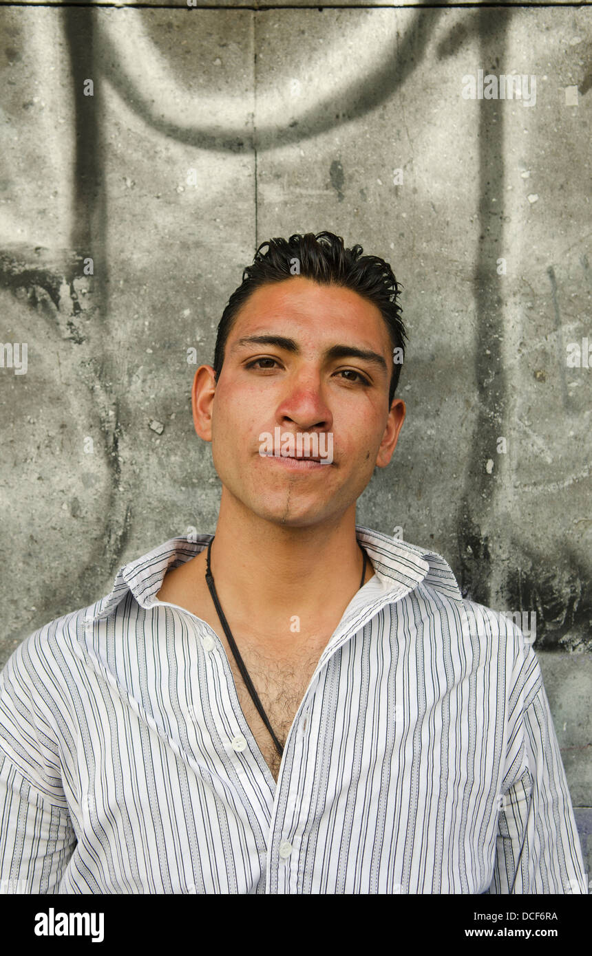 Mexico, Aguascalientes, Portrait of young adult man Stock Photo - Alamy