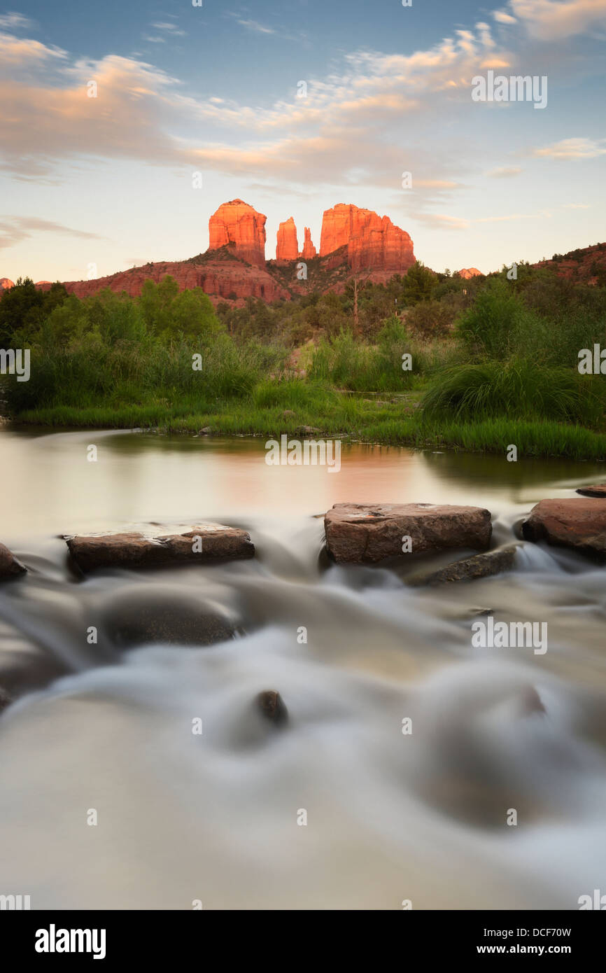 Cathedral Rock At Red Rock Crossing;Sedona Arizona Usa Stock Photo - Alamy