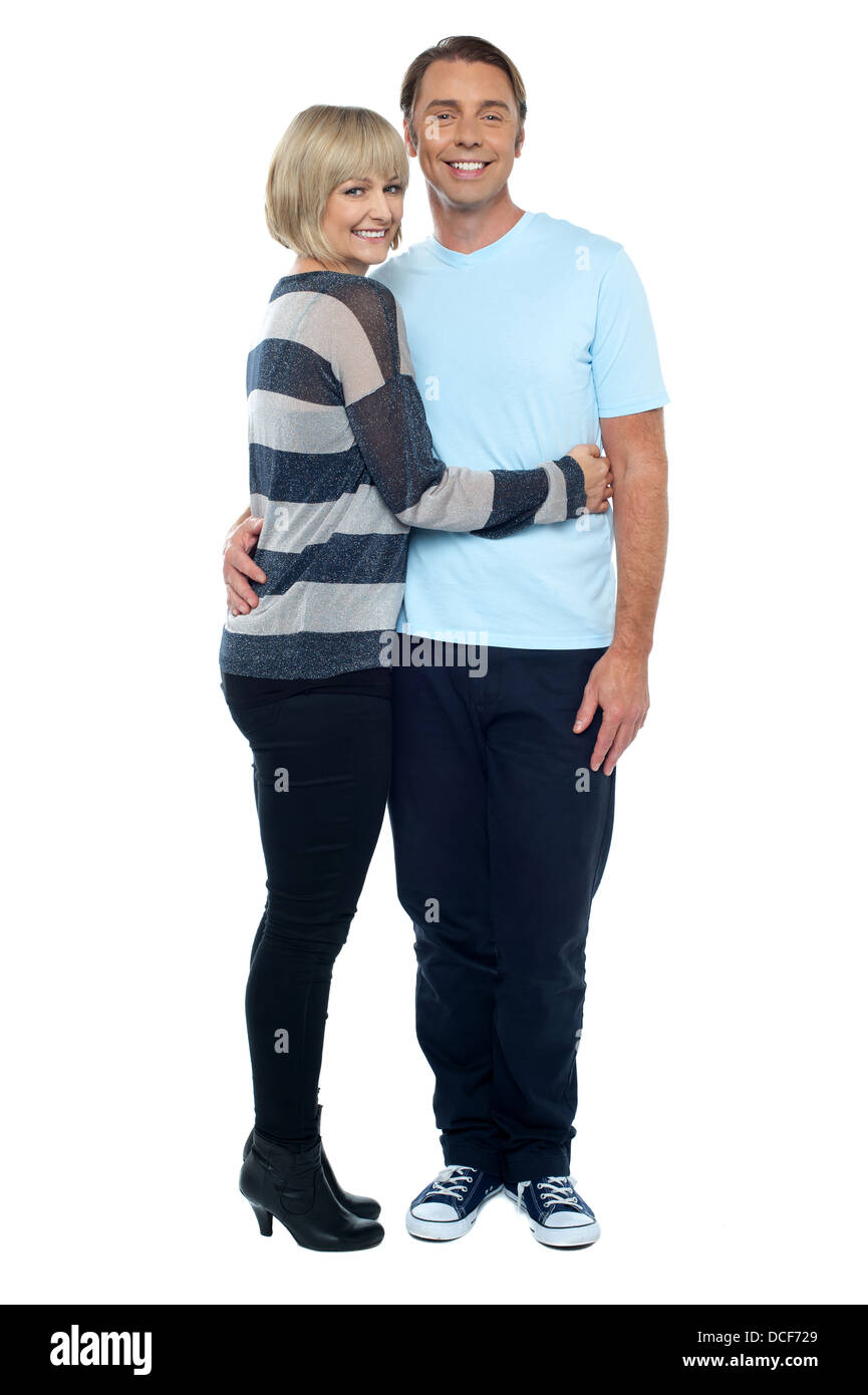 Joyful hug Cut Out Stock Images & Pictures - Alamy