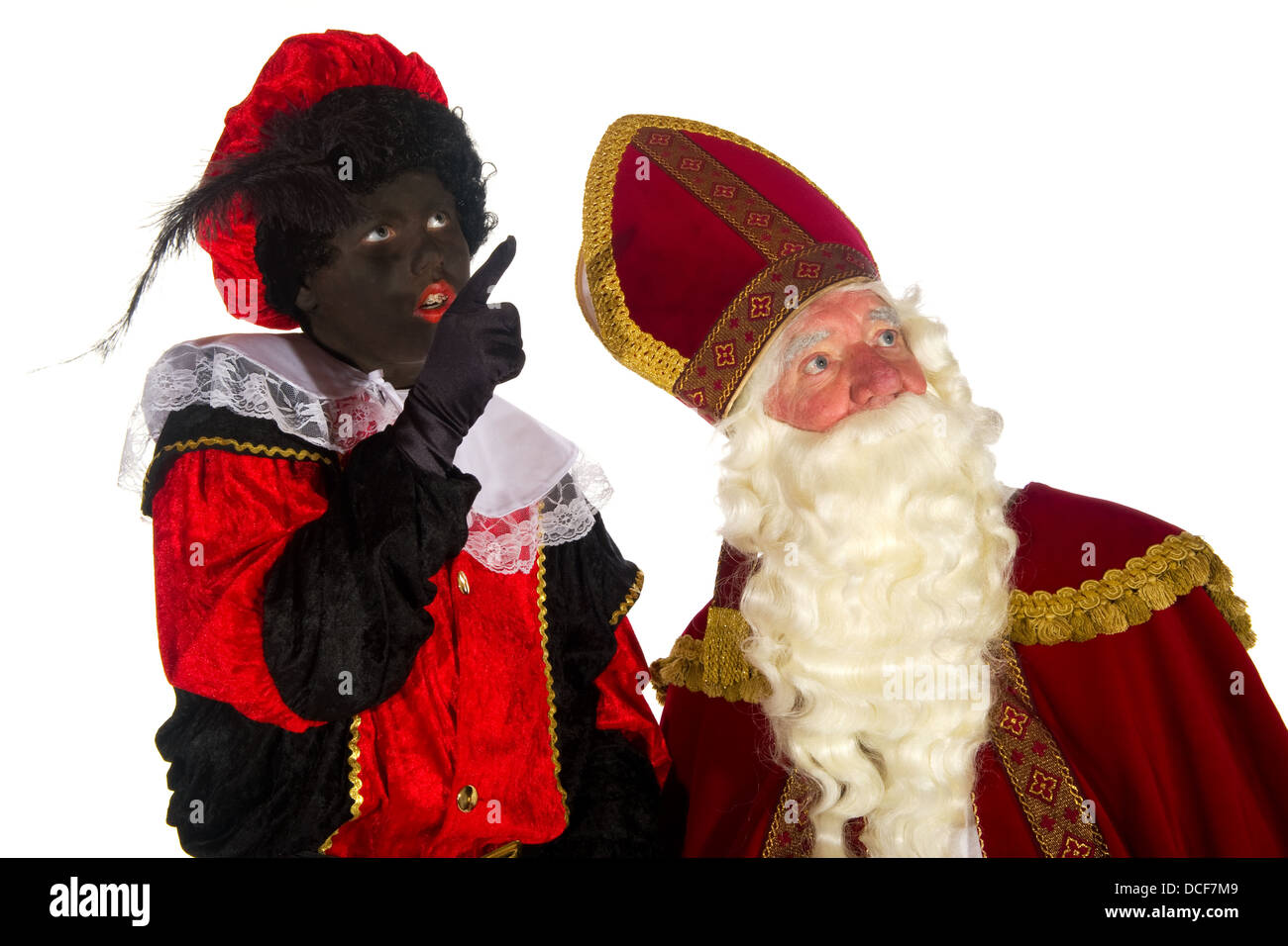 Sinterklaas and Black Piet Stock Photo - Alamy