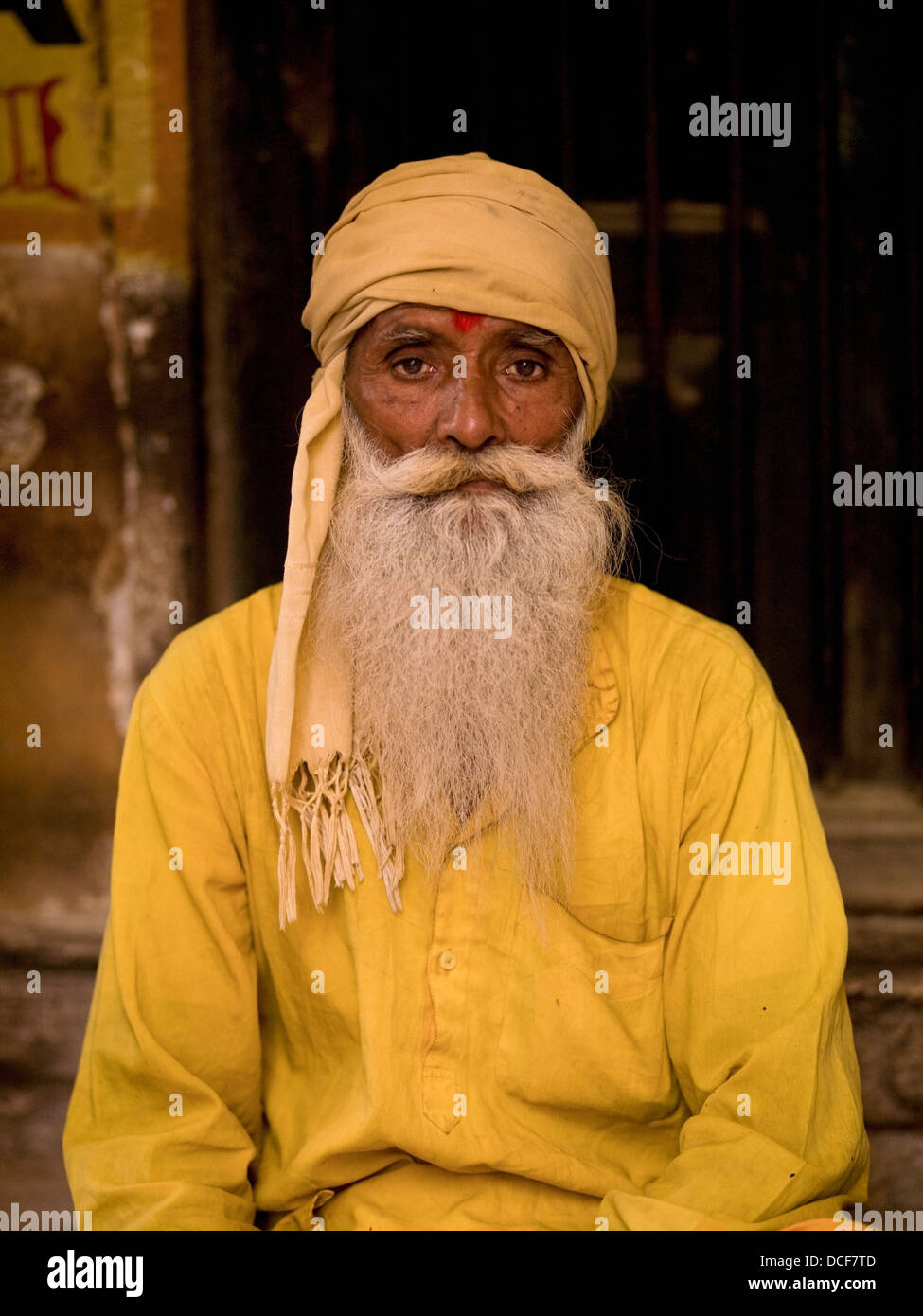 Old Hindu Man; Varanasi,India Stock Photo - Alamy