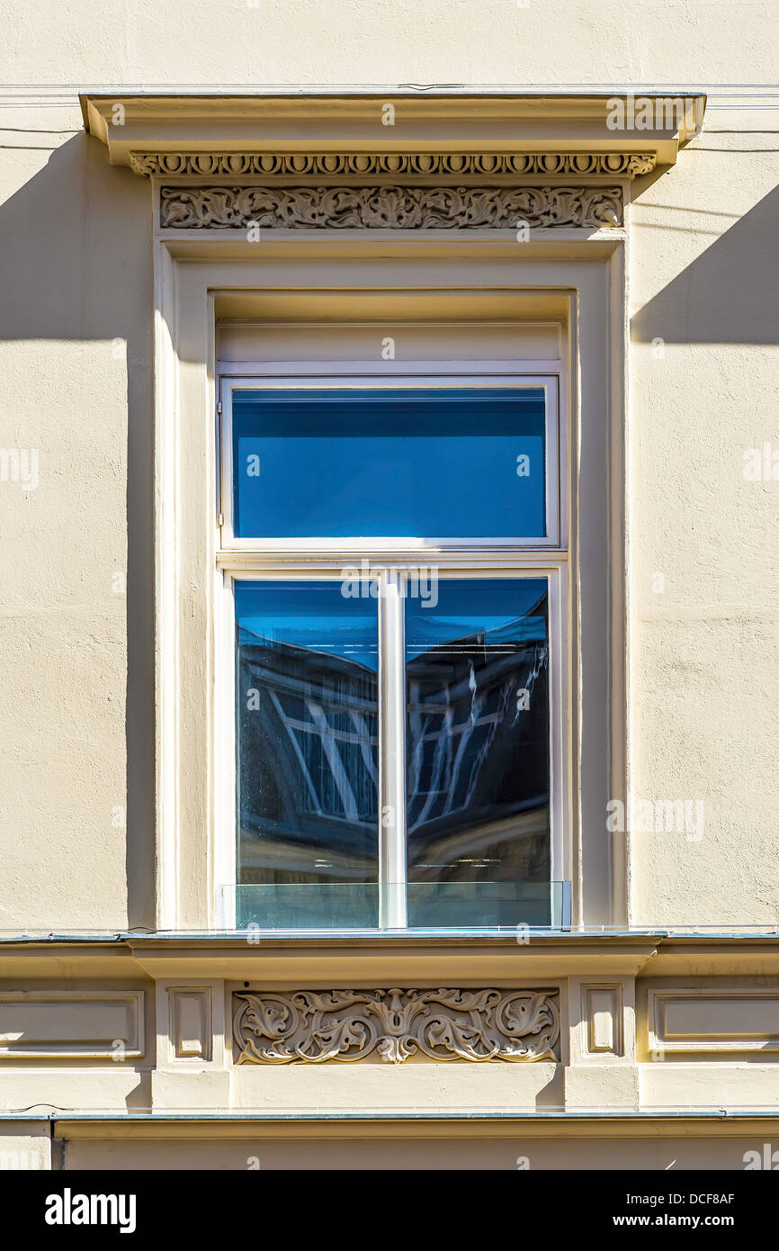 window on the outside wall of a historic building Stock Photo - Alamy