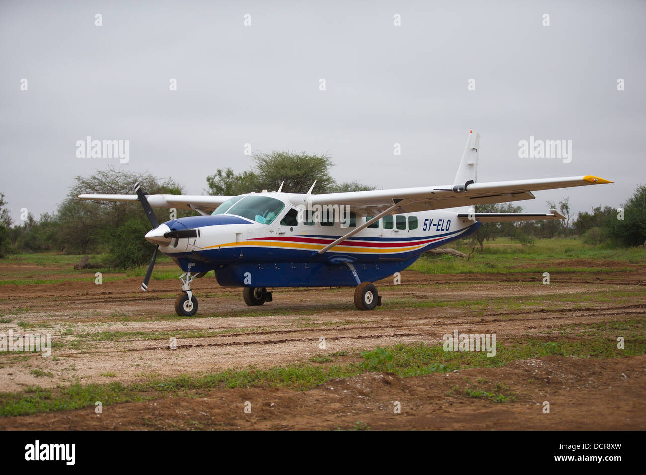 Bush plane Selenkay Conservancy. Kenya, Africa Stock Photo - Alamy
