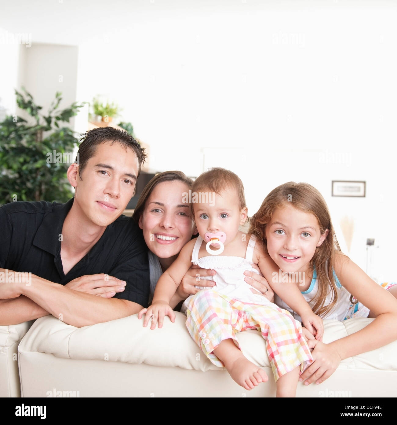 Portrait Of A Family Stock Photo - Alamy
