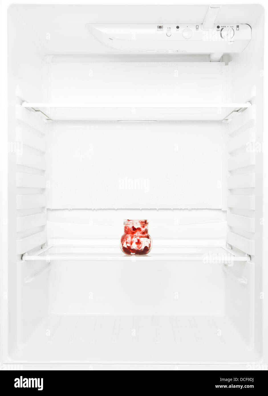 Lonely Jam can Stock Photo - Alamy