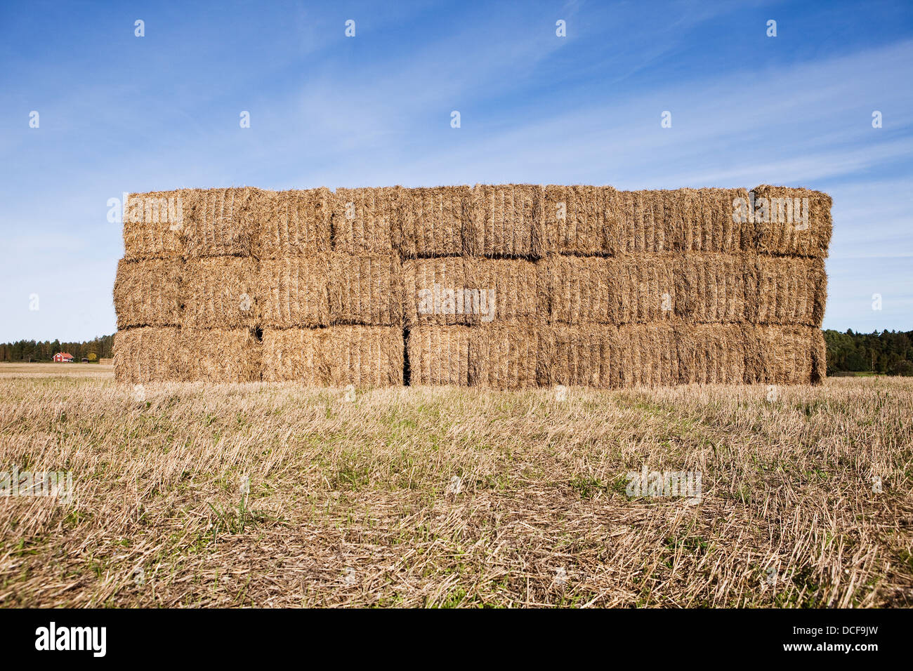 Bale of Haystack Stock Photo - Alamy