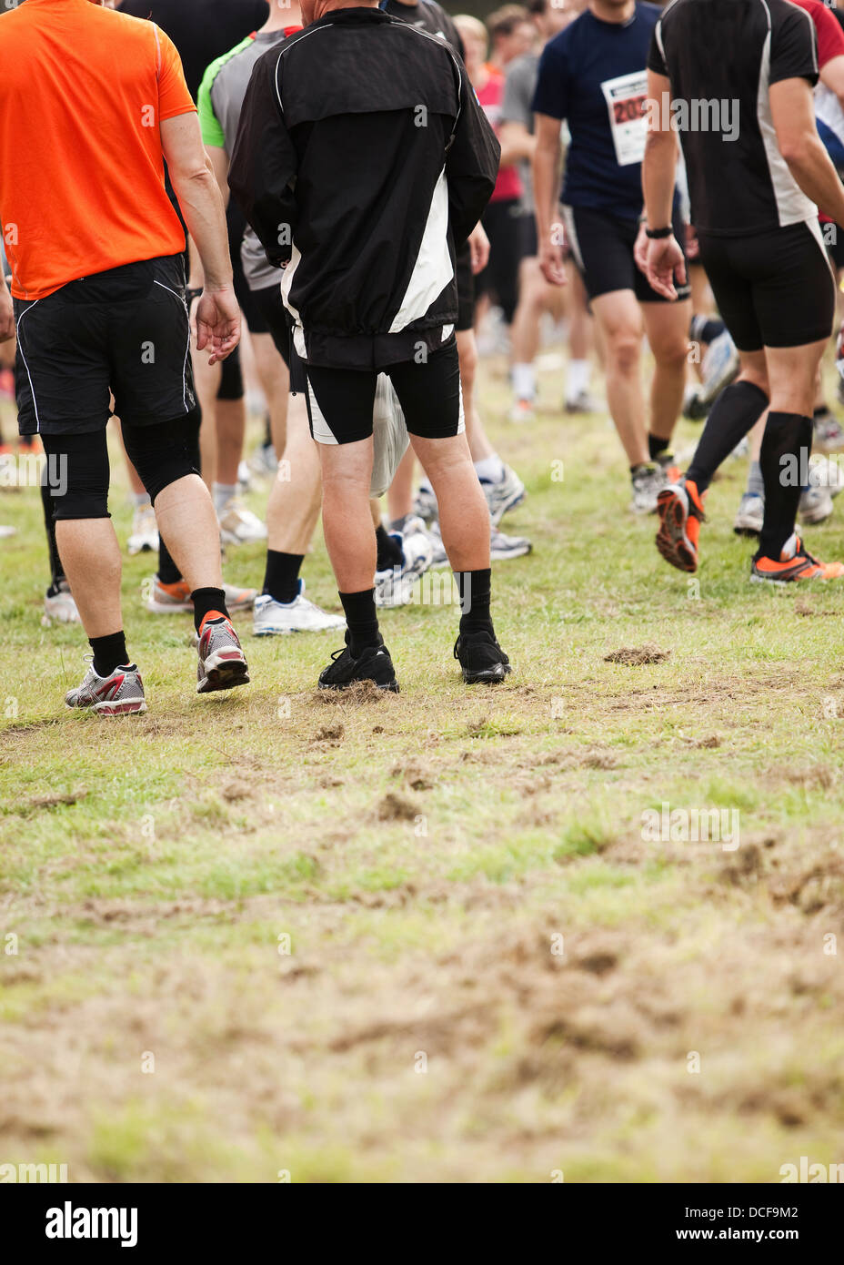 People warming up Stock Photo - Alamy