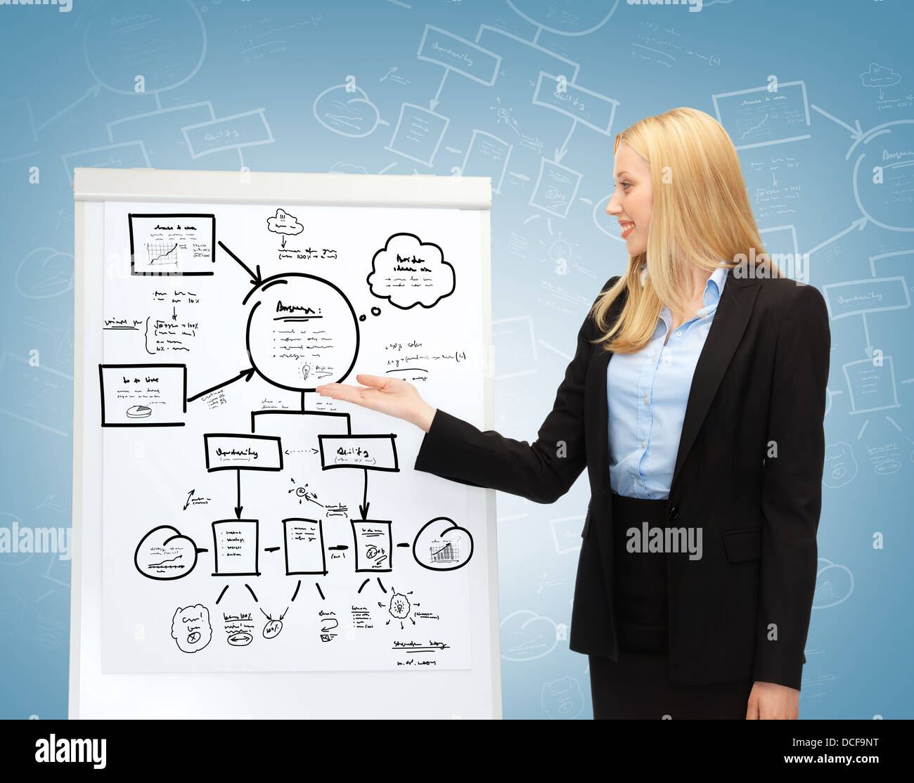 Chart plan pointing hi-res stock photography and images - Alamy