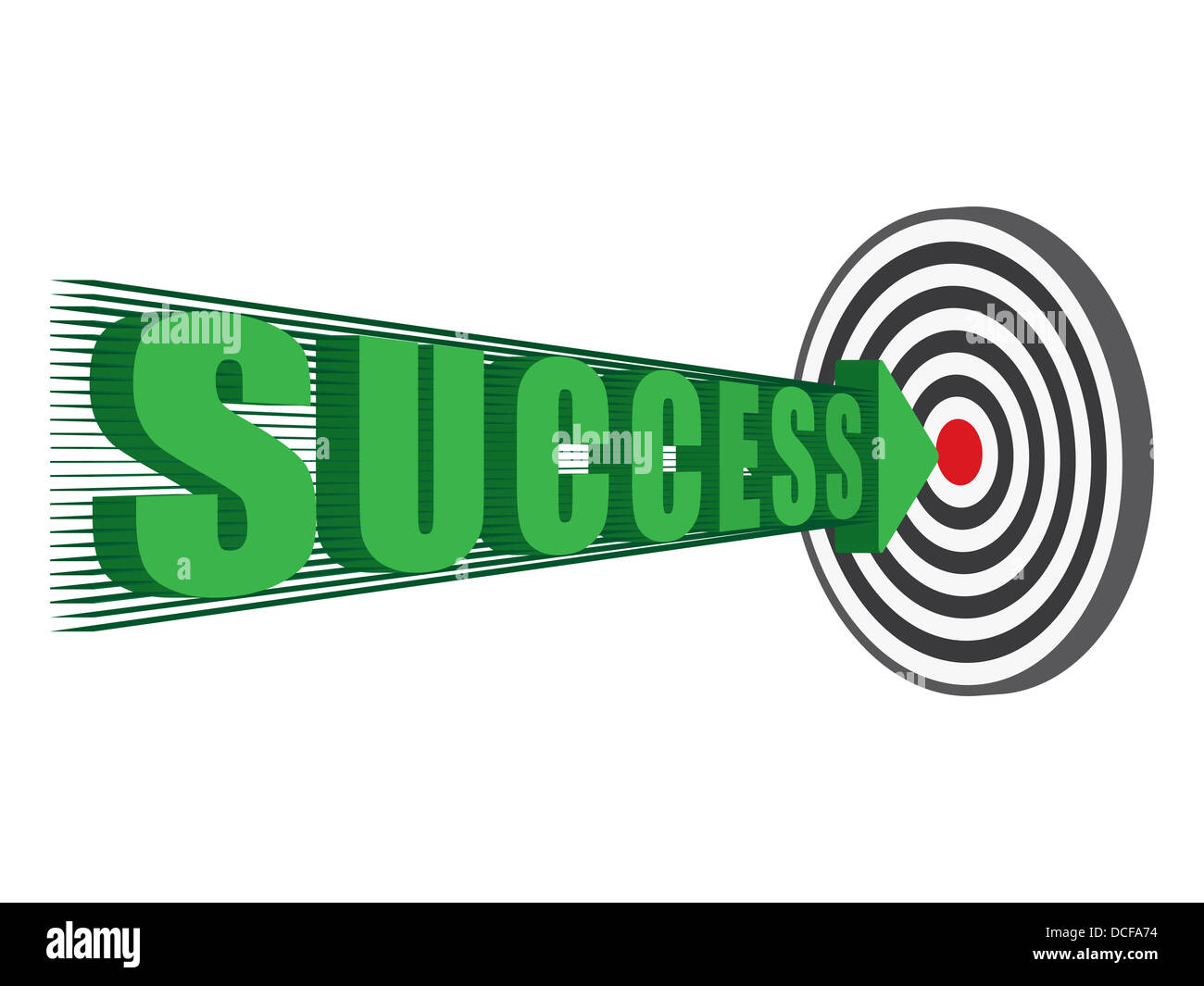 word success hitting the target Stock Photo - Alamy