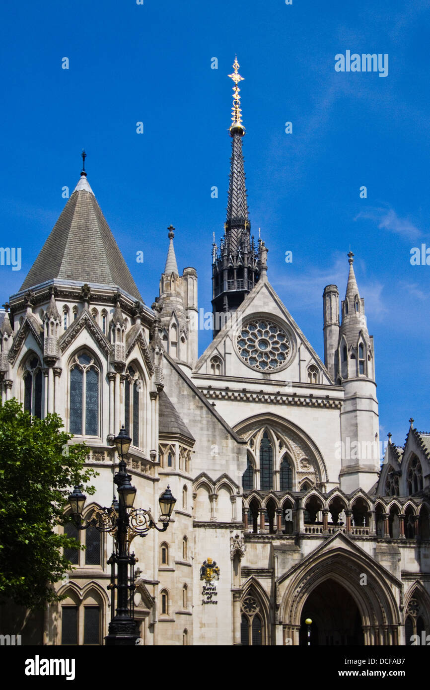 The Royal Courts of Justice on The Strand, London Stock Photo - Alamy