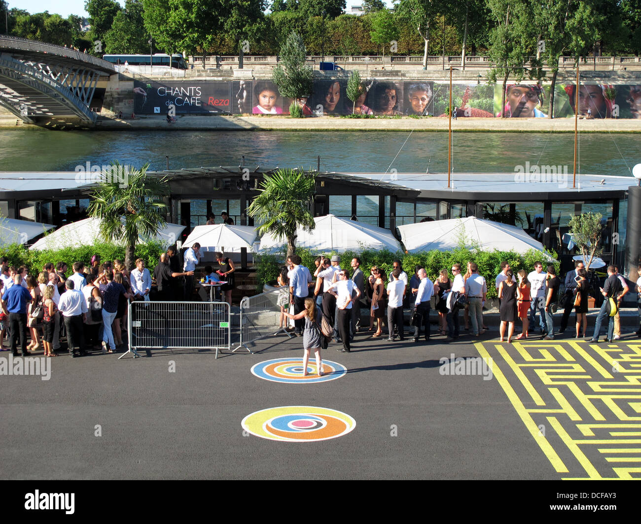 Les Berges,the new Seine river,Le Quai restaurant,Quai Anatole France ...
