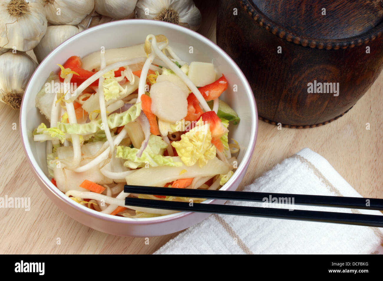 some asian mixed vegetable in a bowl Stock Photo - Alamy