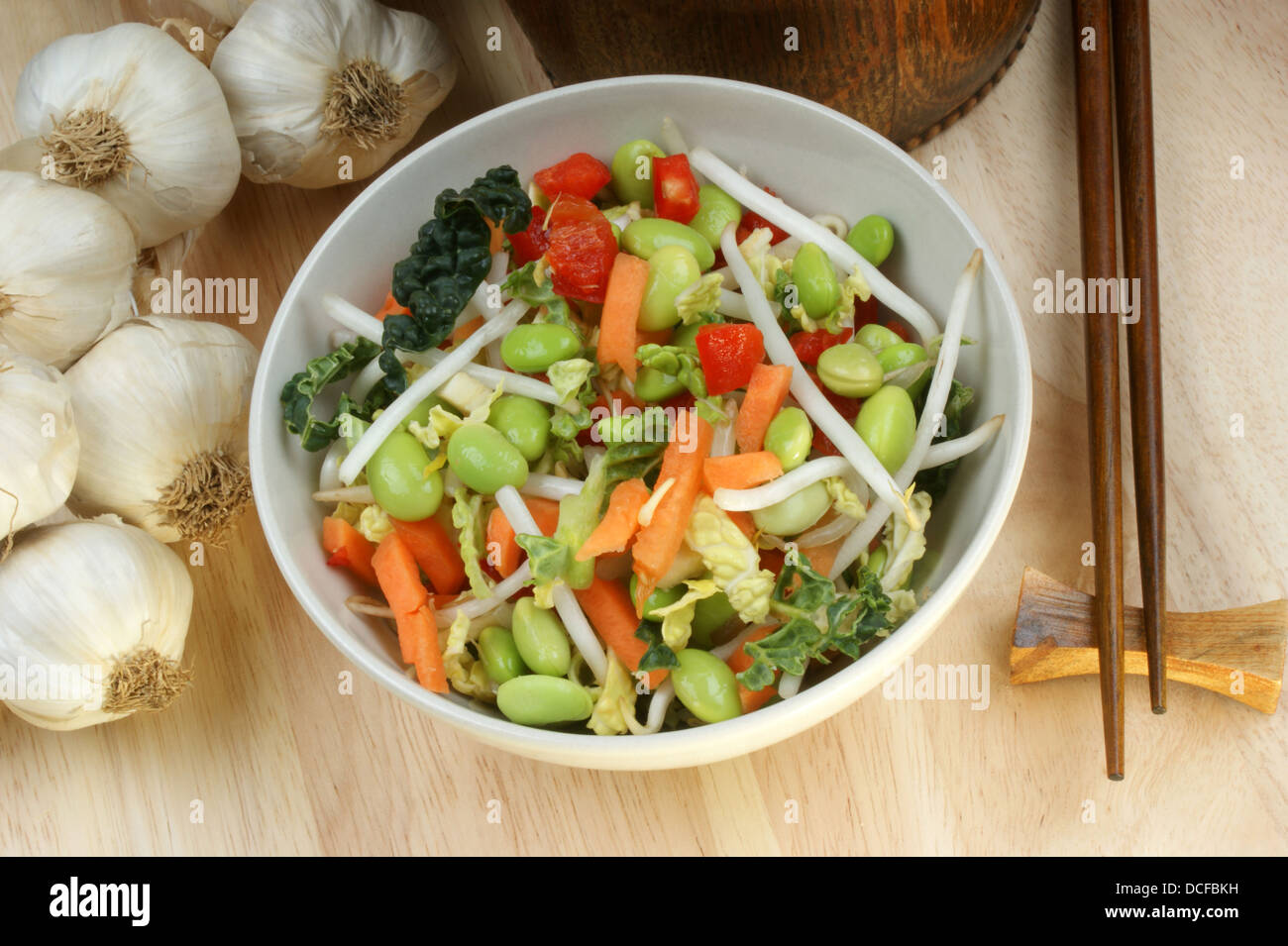 some asian mixed vegetable in a bowl Stock Photo - Alamy