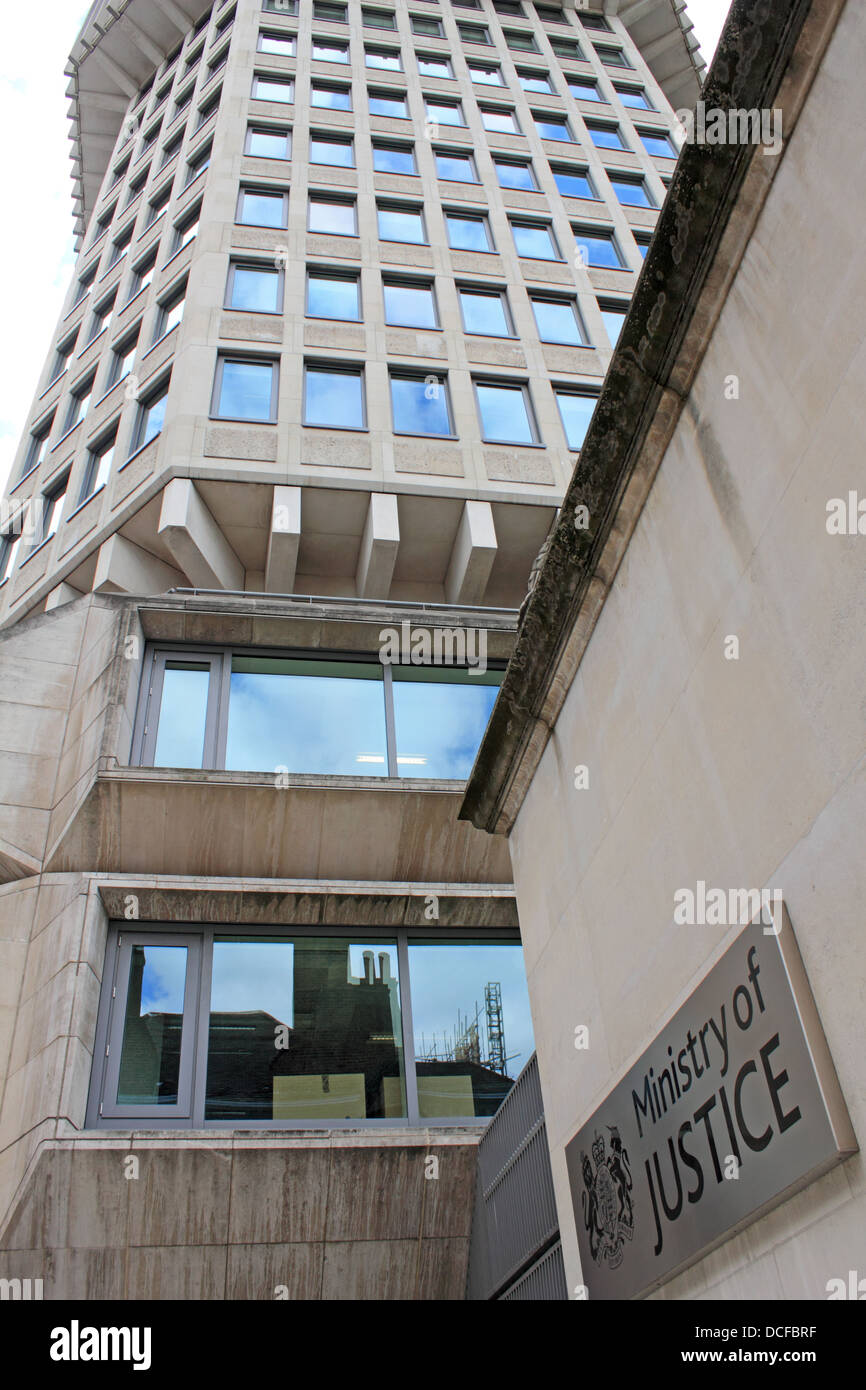 The Ministry of Justice Headquarters building, 102 Petty France, London ...