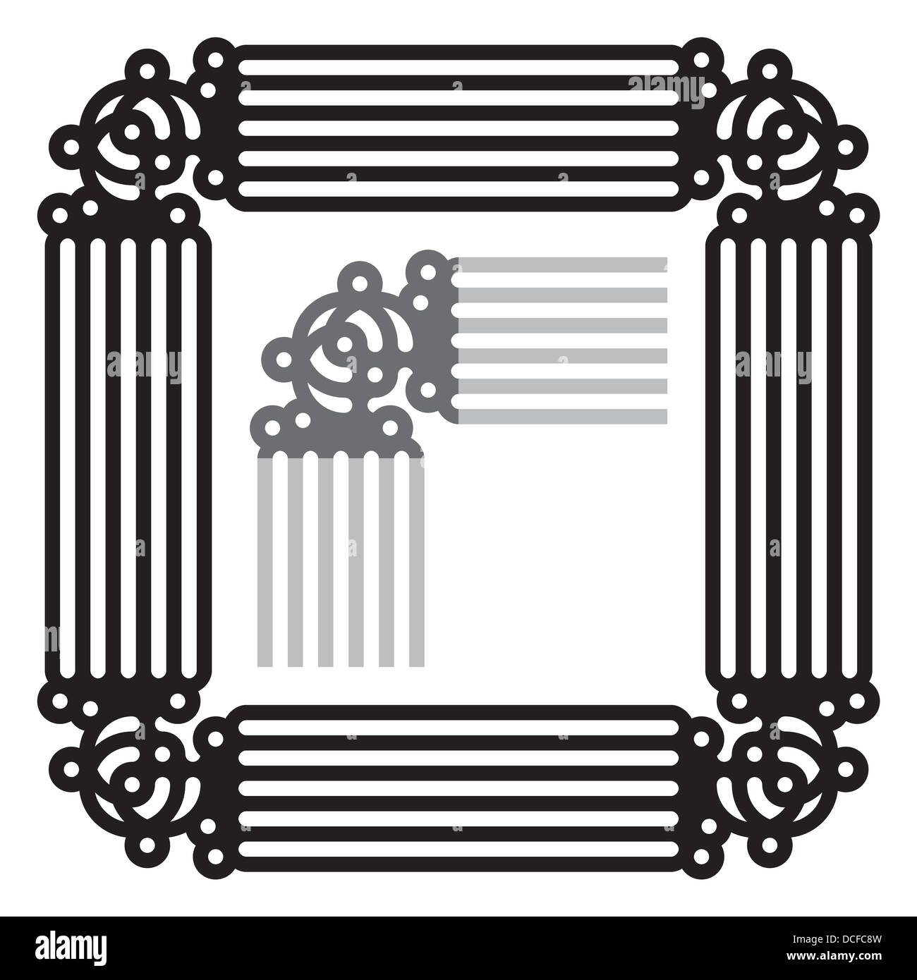 Frame border design hi-res stock photography and images - Alamy