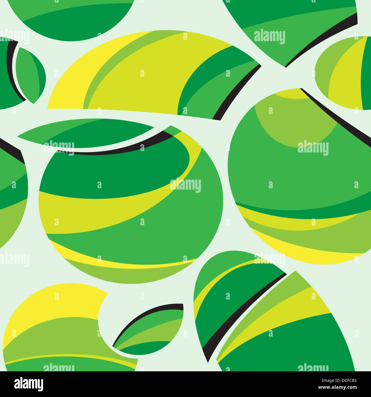 Seamless pattern design made out of simple round shapes Stock Photo - Alamy