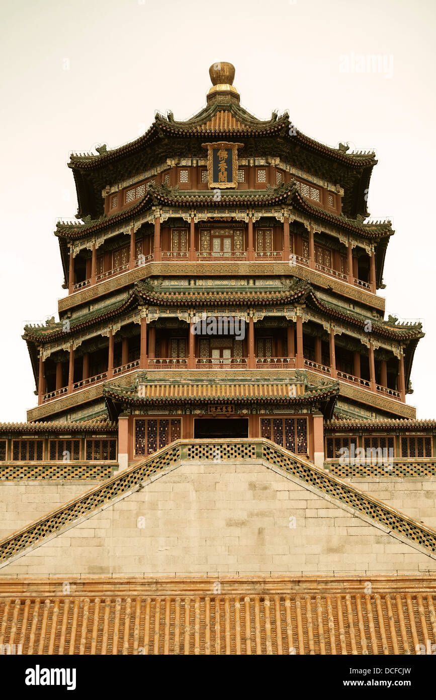 Ancient architecture closeup in Beijing Stock Photo - Alamy