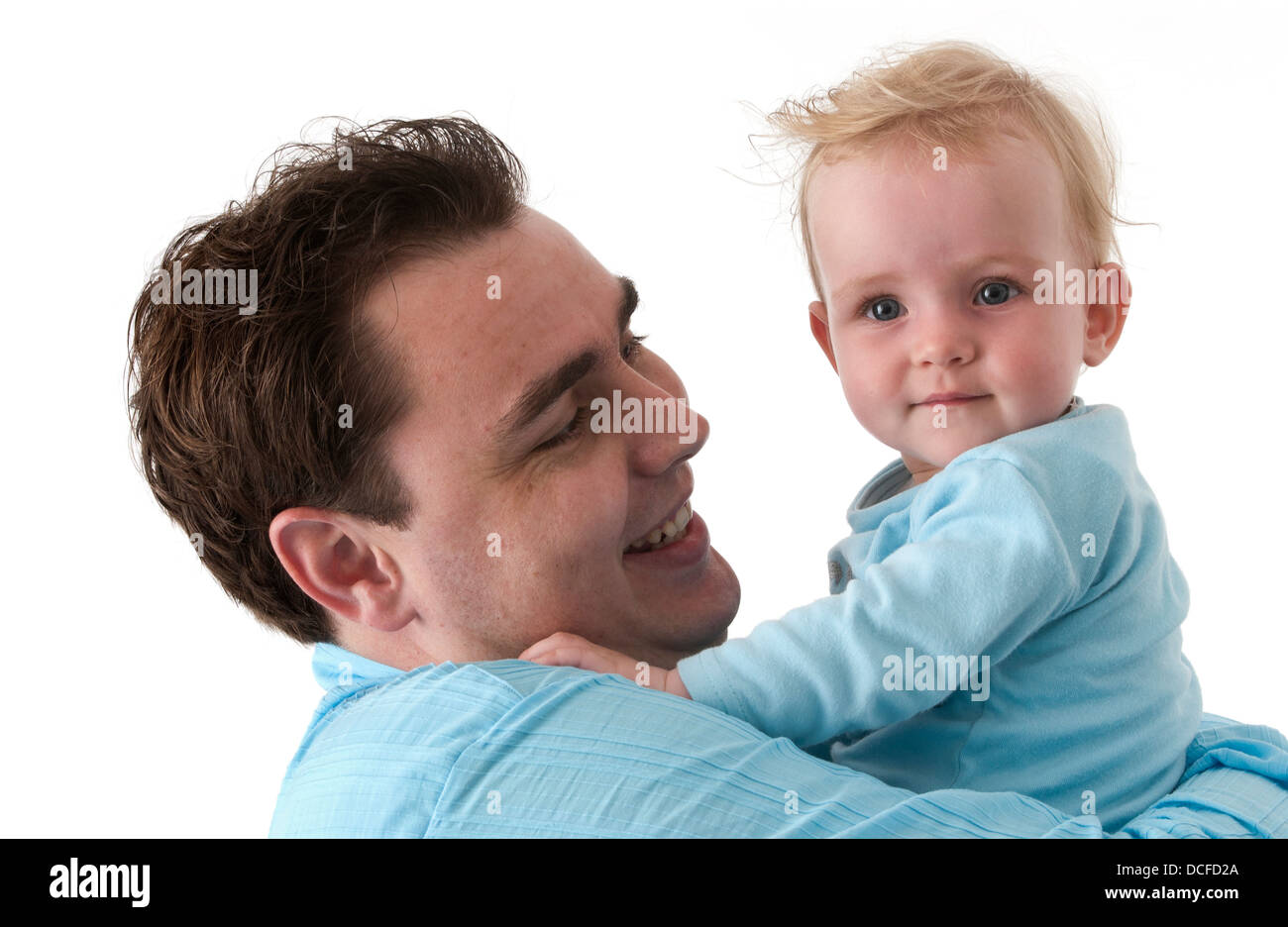 Father and baby daughter Stock Photo - Alamy