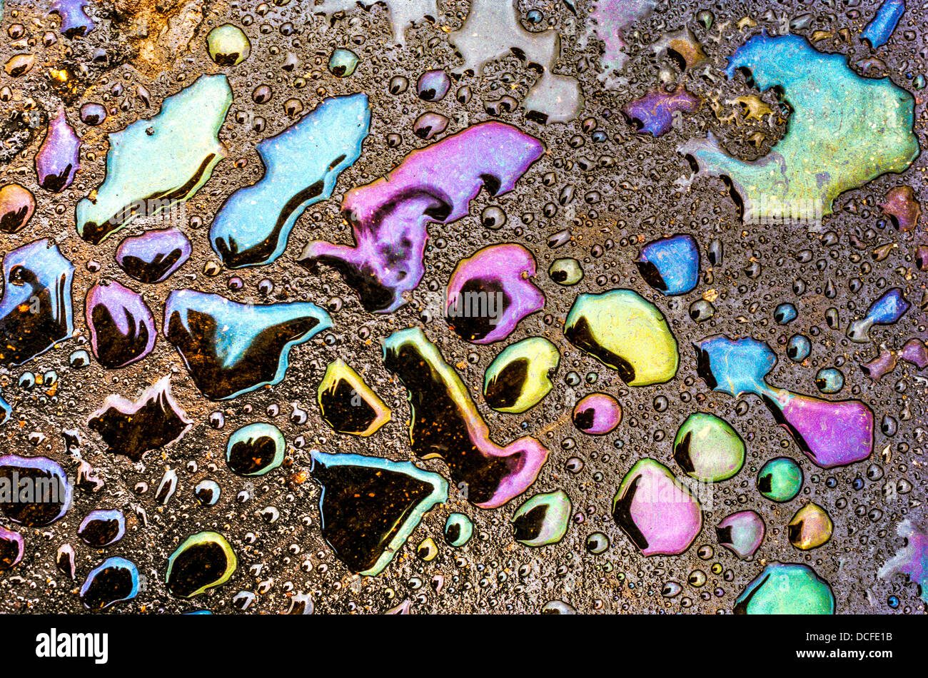 Iridescence oily hi-res stock photography and images - Alamy