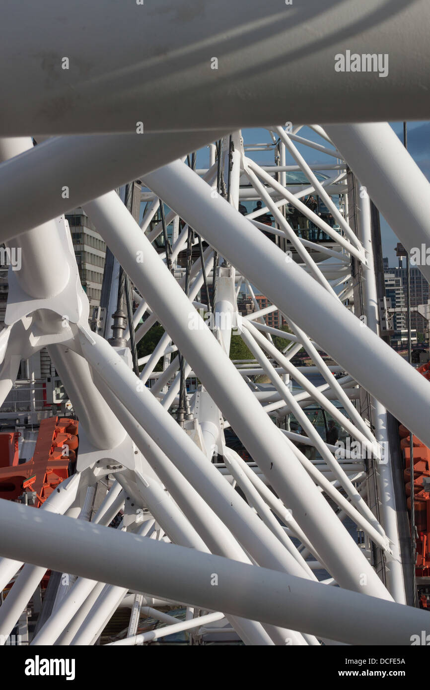 Superstructure of the London Eye Stock Photo - Alamy